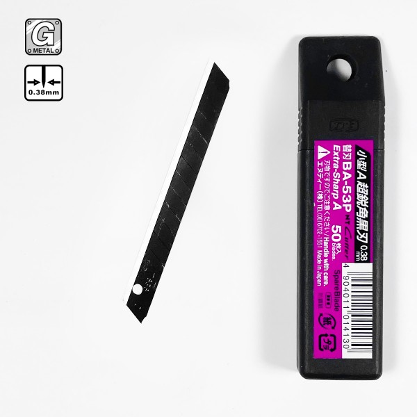 NT Cutter BA-53P - 9mm Spare Black Blades